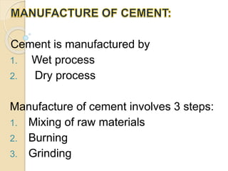 Cement ppt | PPT