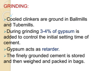 Cement ppt | PPTX
