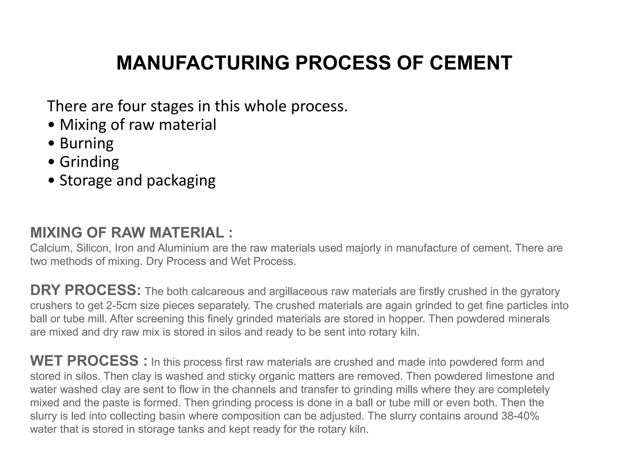 CEMENT | PPTX