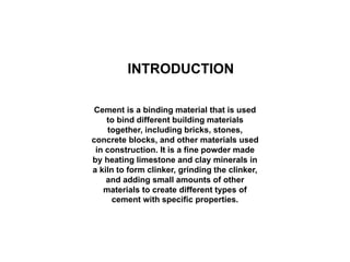CEMENT | PPTX