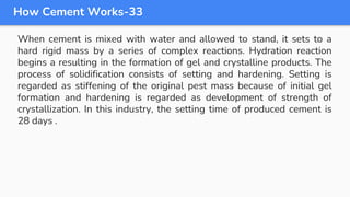 Cement presentation | PPTX