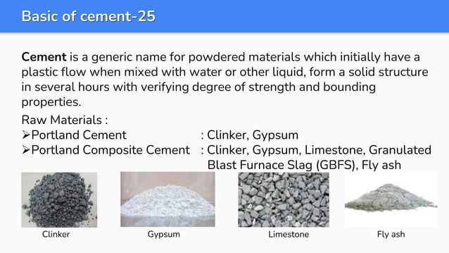 Cement presentation | PPT