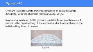 Cement presentation | PPTX