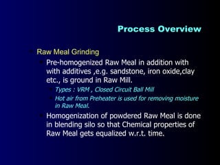 Cement Process Chemistry | PPT