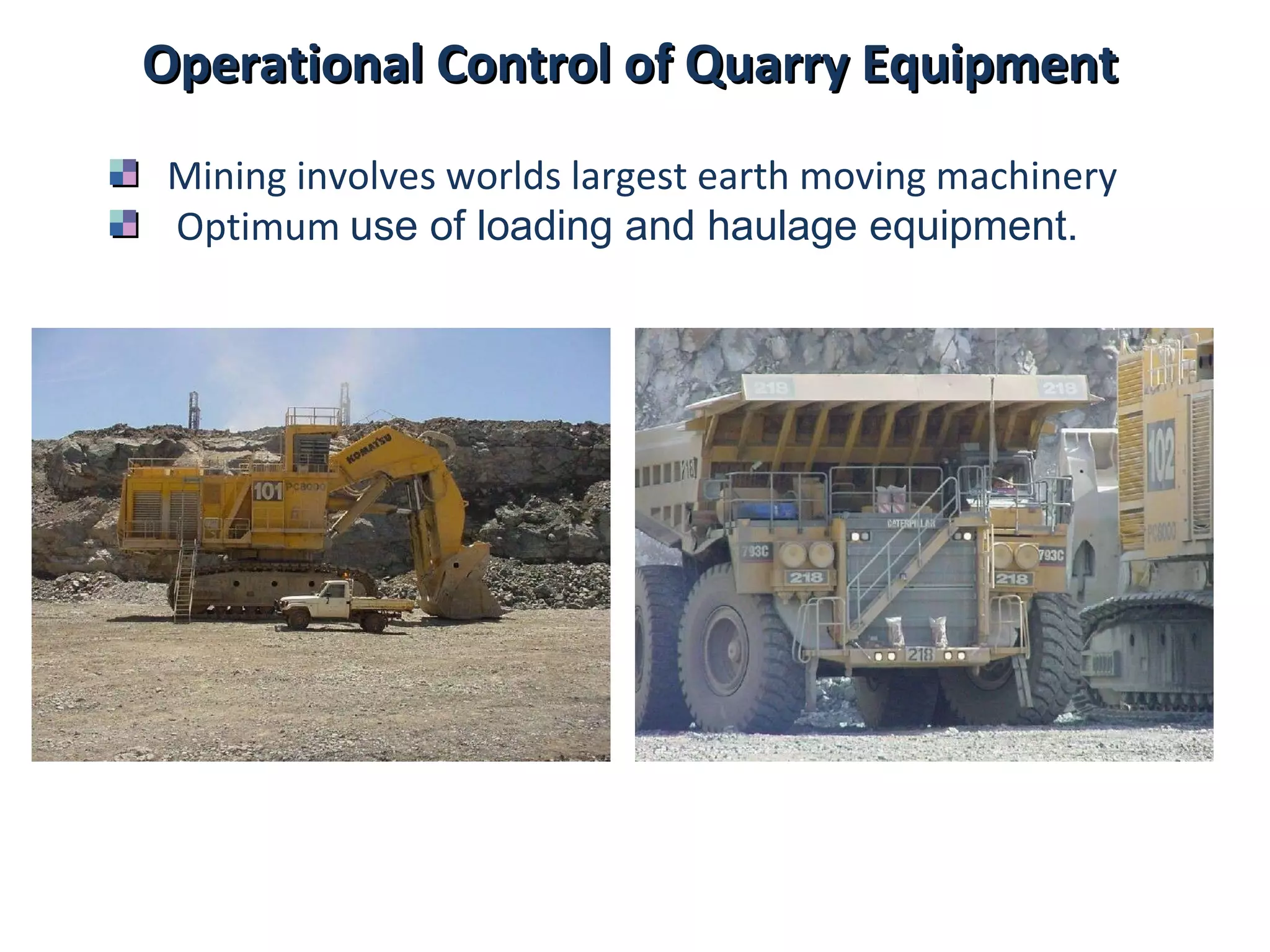 Cement Quarry Operations Operations 97 2003 Format | PPT