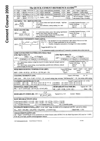 Cement reference guide | PDF