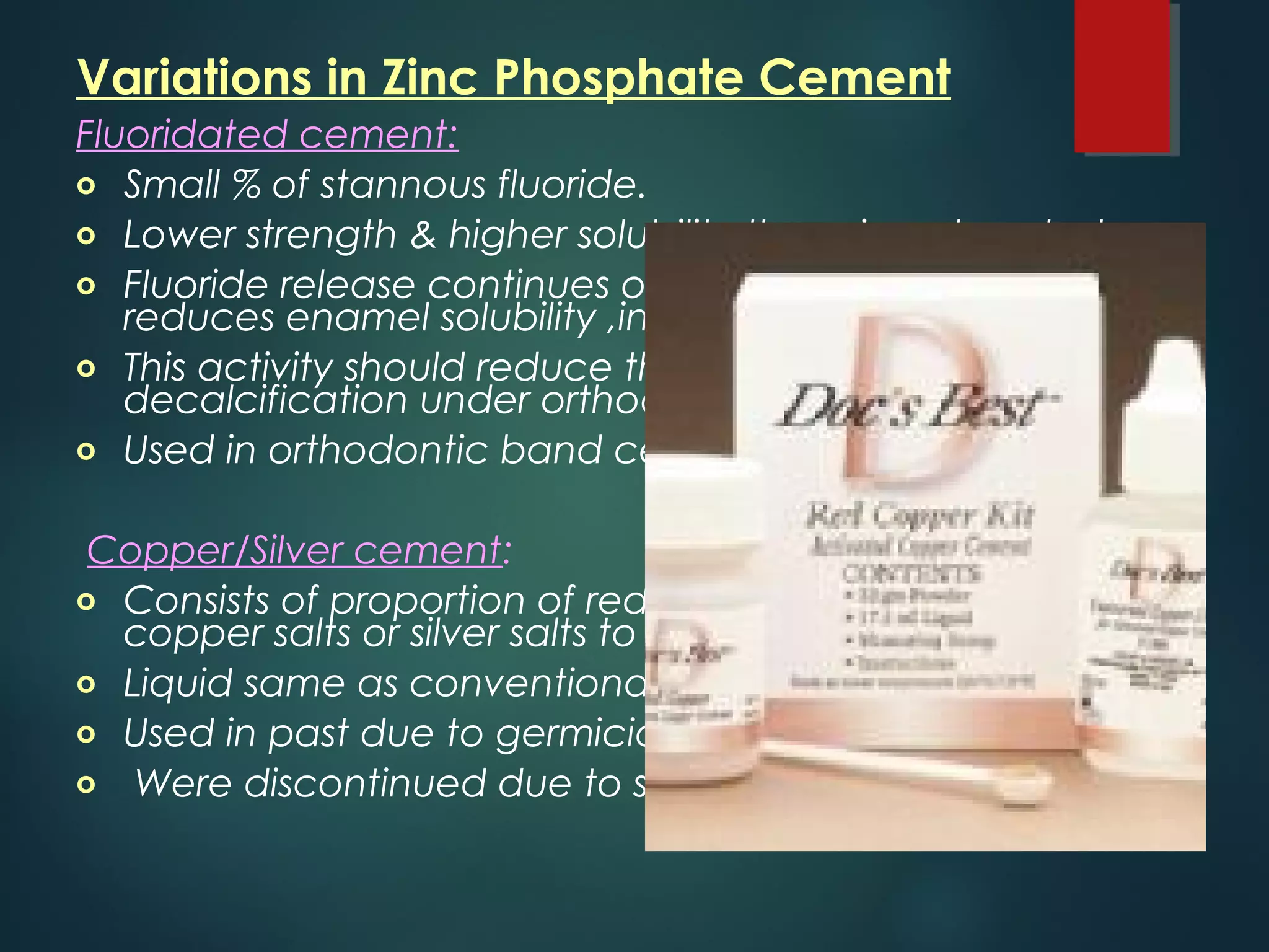dental cements | PPT