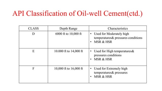 Cement& slurry design | PPTX | Geology | Science