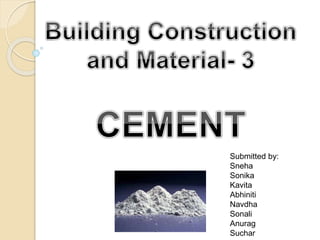 Cement | PPTX