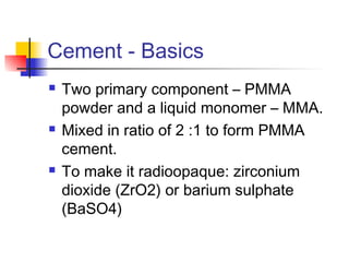 Cementing Technique in Arthroplasty - tips, tricks and Traps | PPT