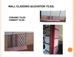 Cement tiles as cladding material | PPTX