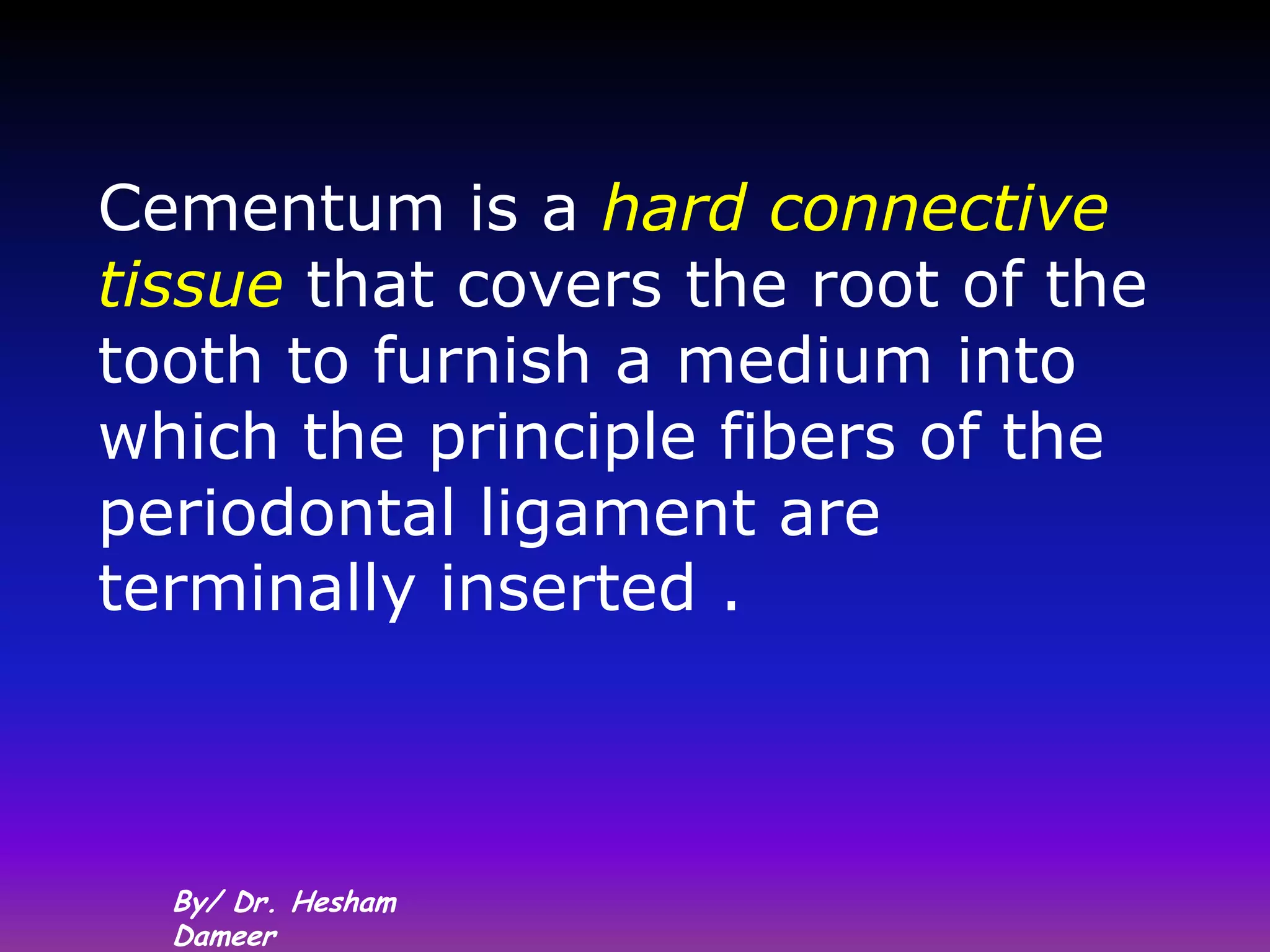 Cementum | PPTX