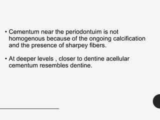 Oral Histology - Cementum | PPTX
