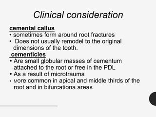 Oral Histology - Cementum | PPTX