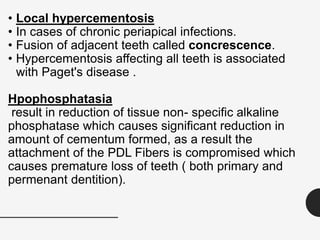 Oral Histology - Cementum | PPTX
