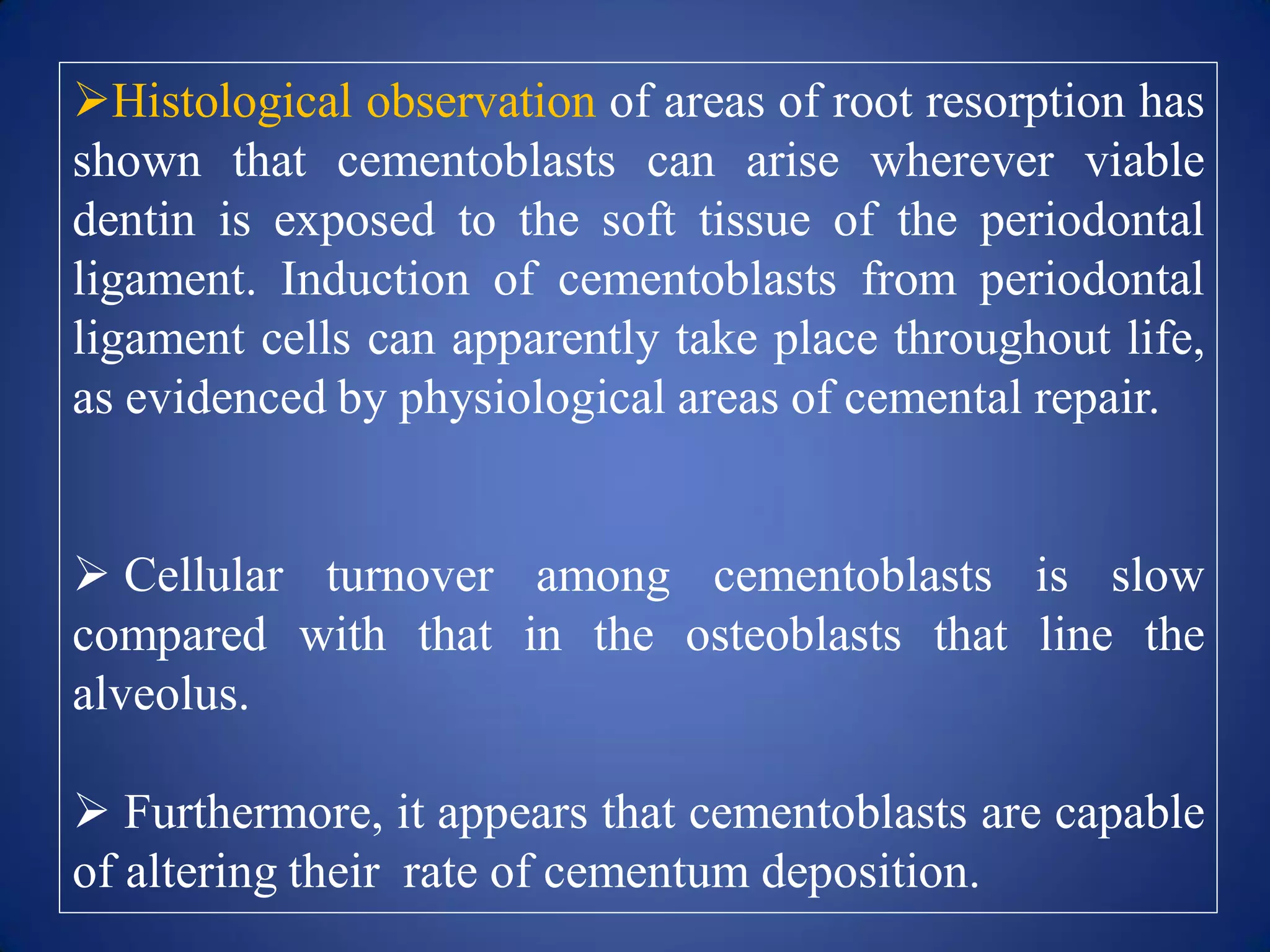 Cementum | PDF