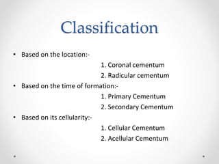 Cementum | PPTX