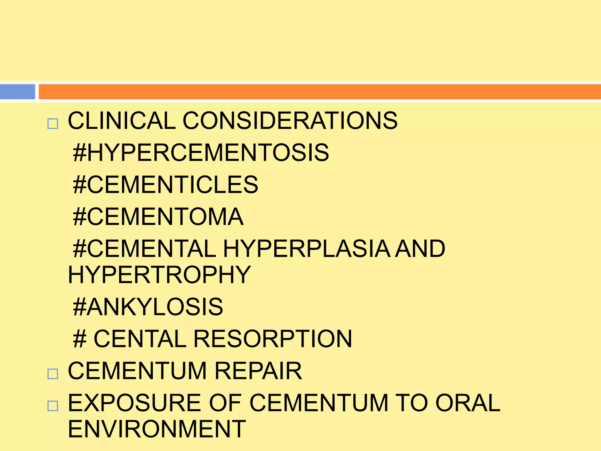 Cementum | PPTX
