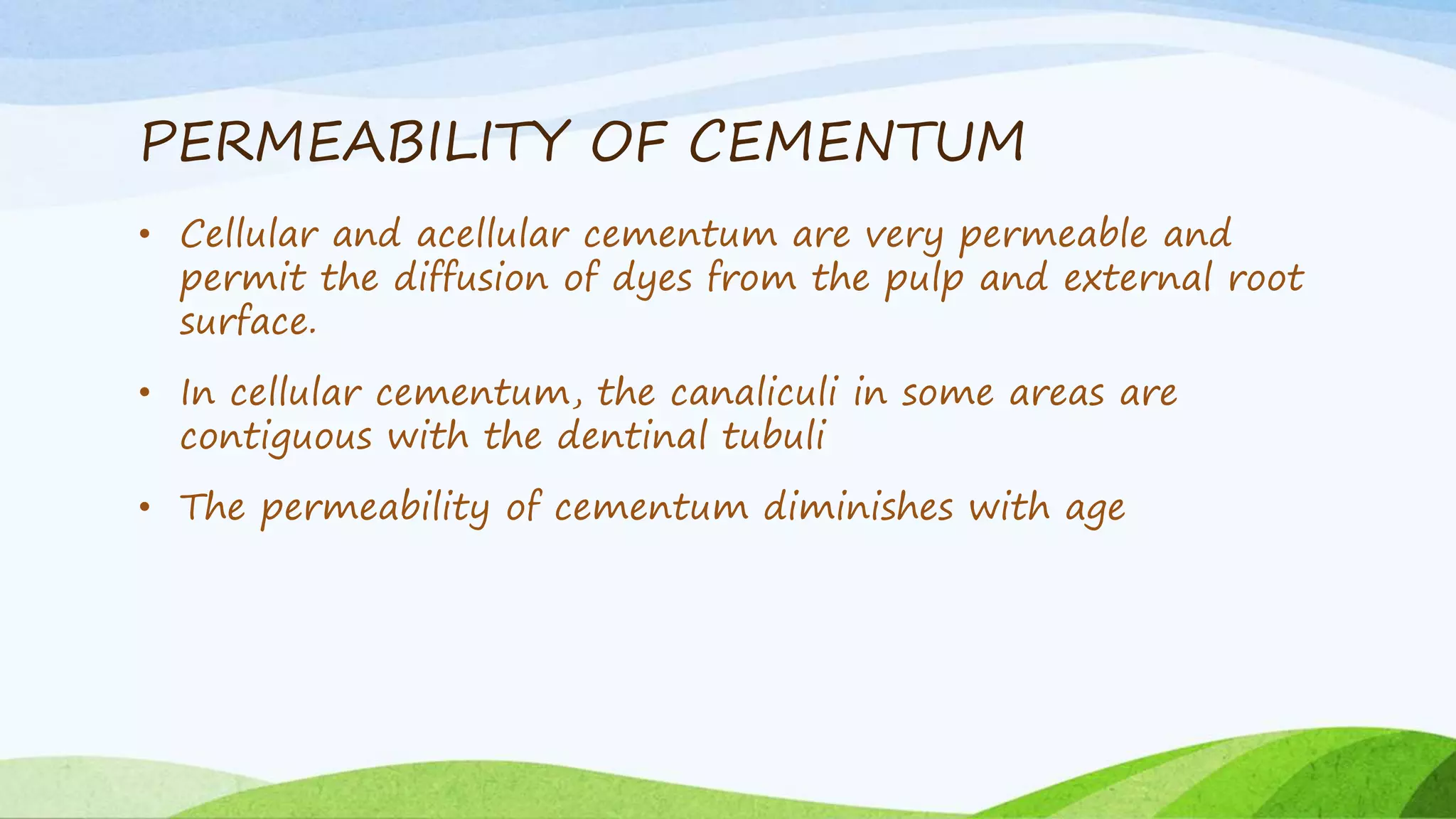 Cementum | PPTX
