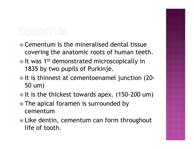Cementum | PPT