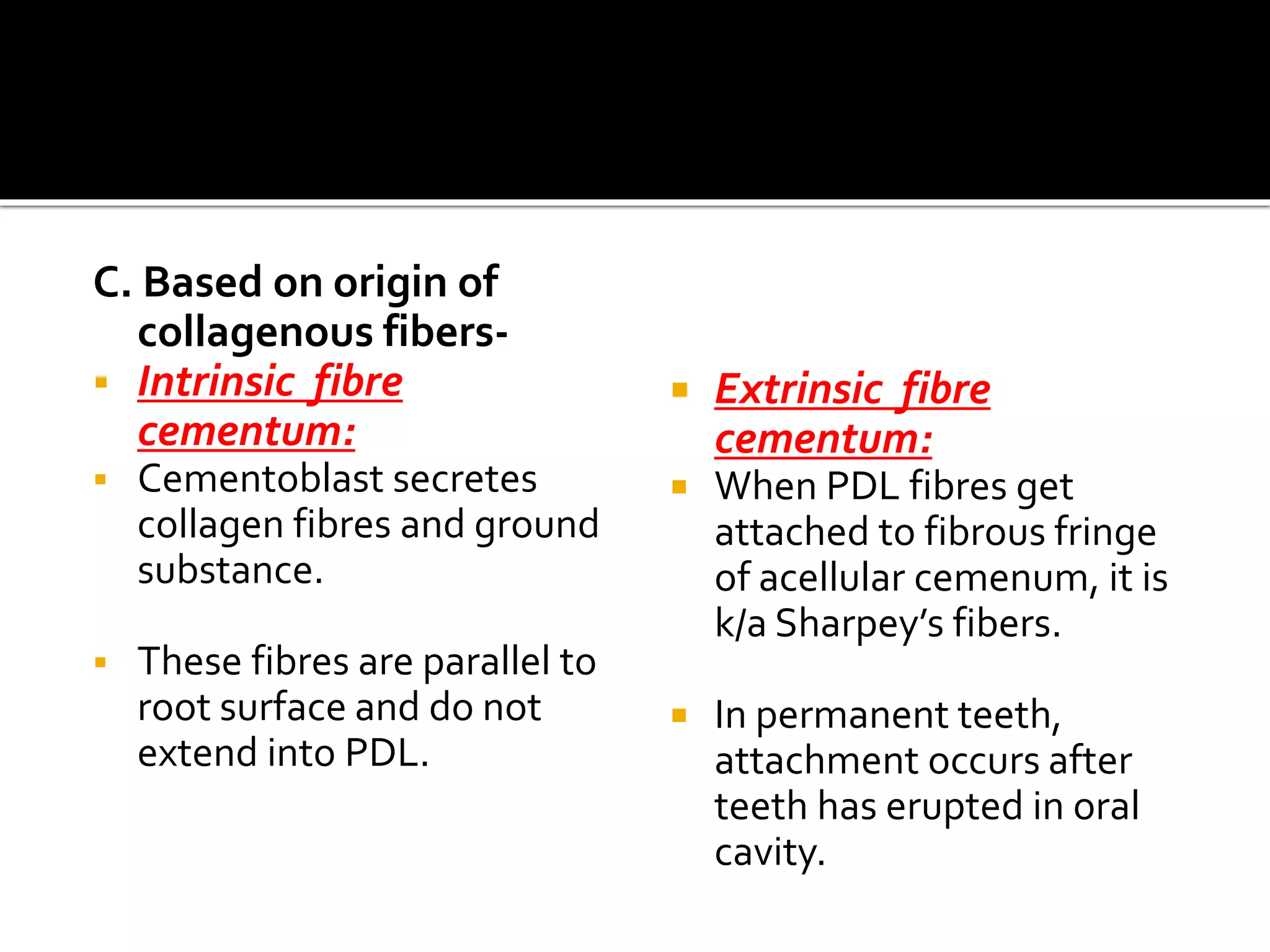 Cementum and its development | PPTX