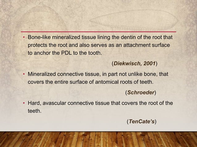 CEMENTUM | PPTX | Dental Health | Diseases and Conditions