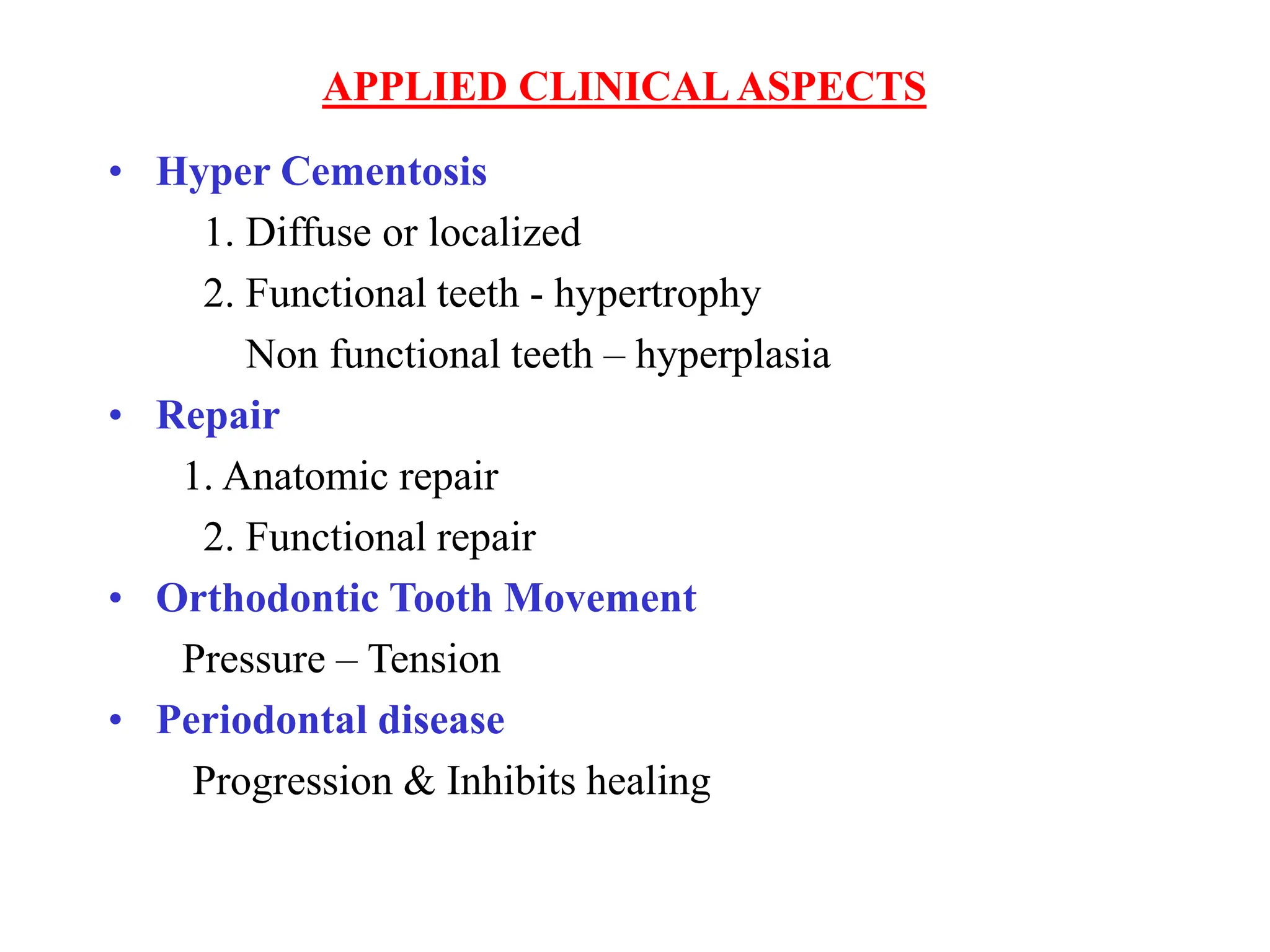 Histology, Development of Cementum of Oral Cavity | PPT