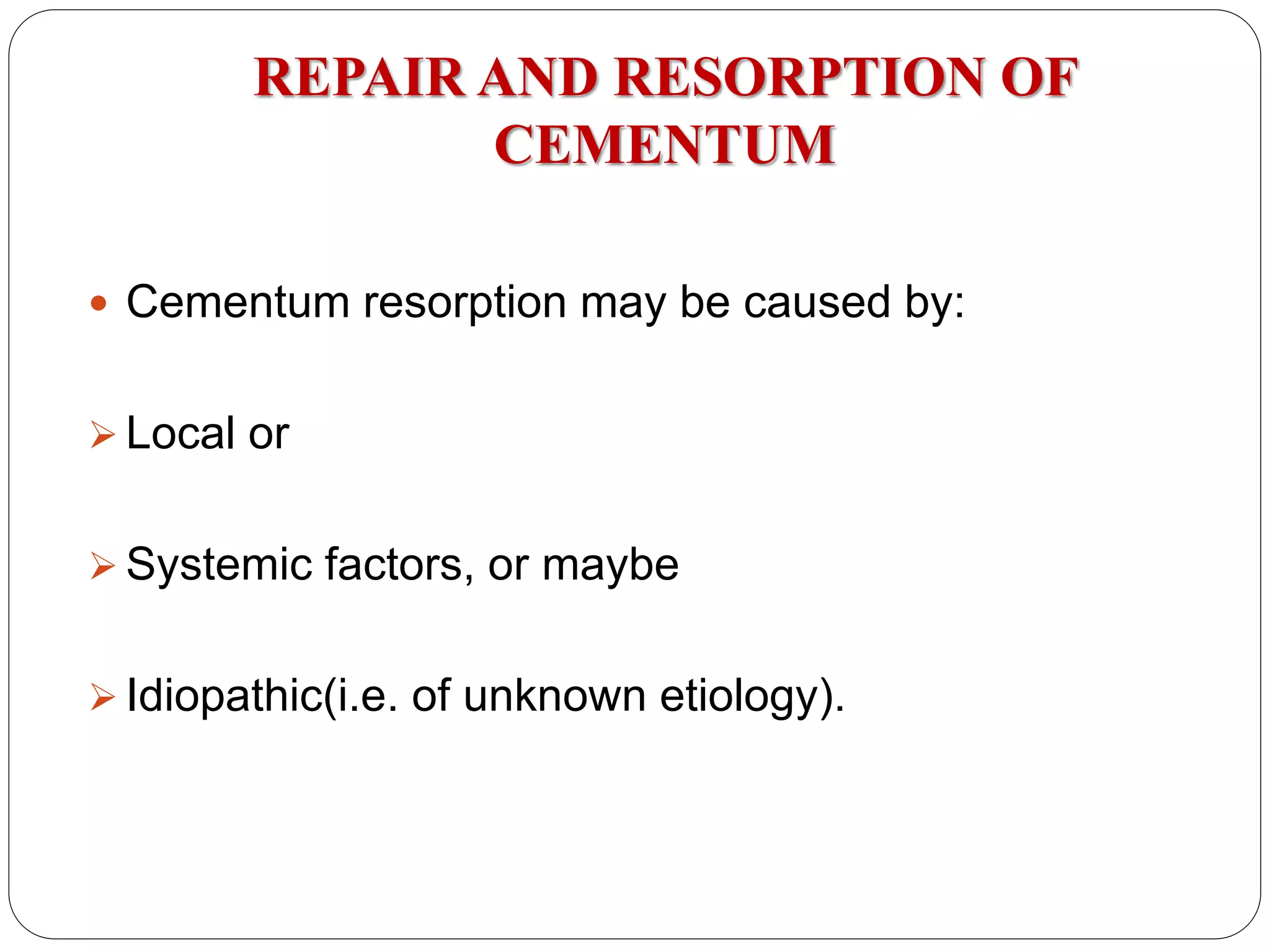 Cementum | PPTX