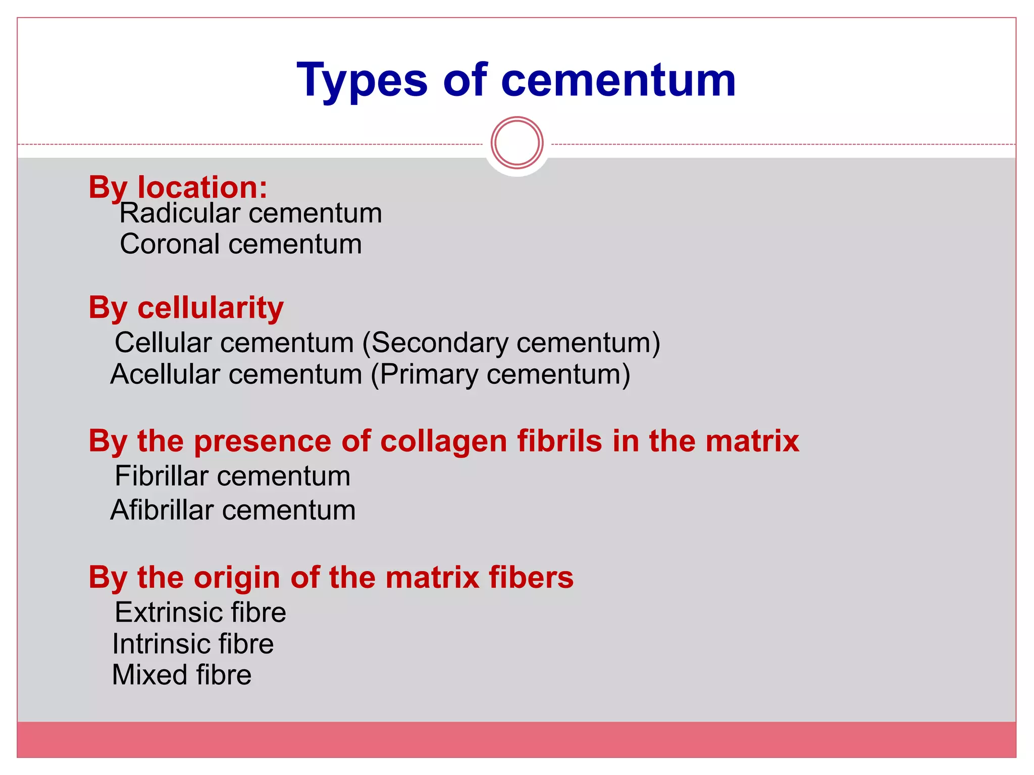 Cementum | PPTX