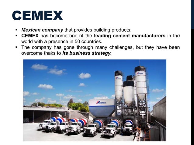 Cemex case | PPTX