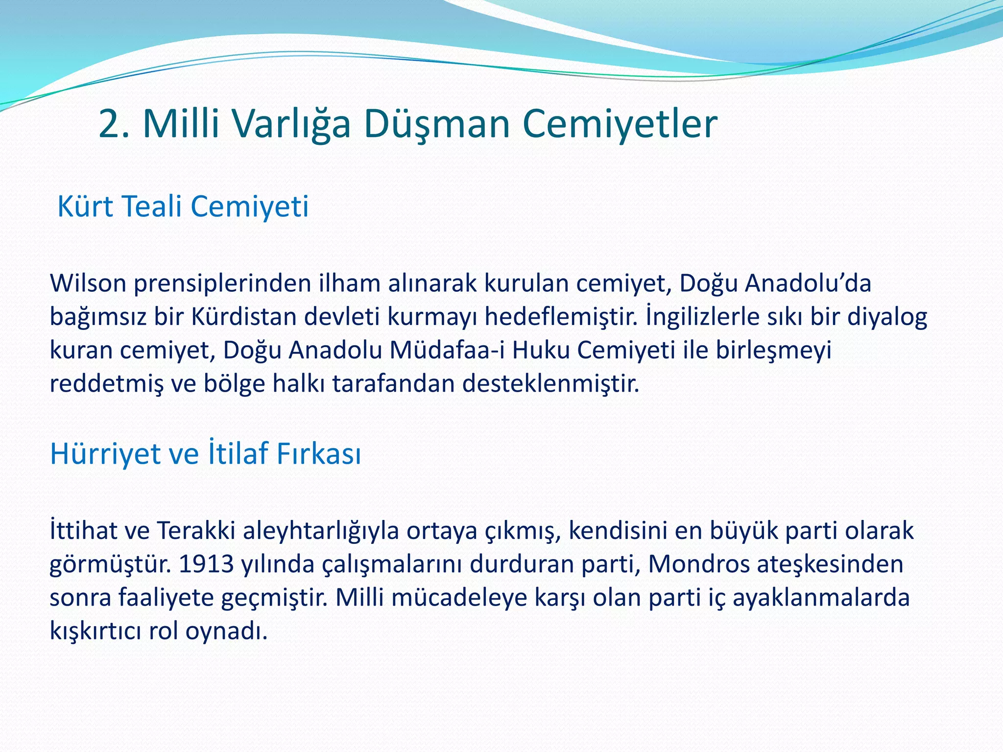 Cemiyetler i̇nk. performans ödevi | PPTX