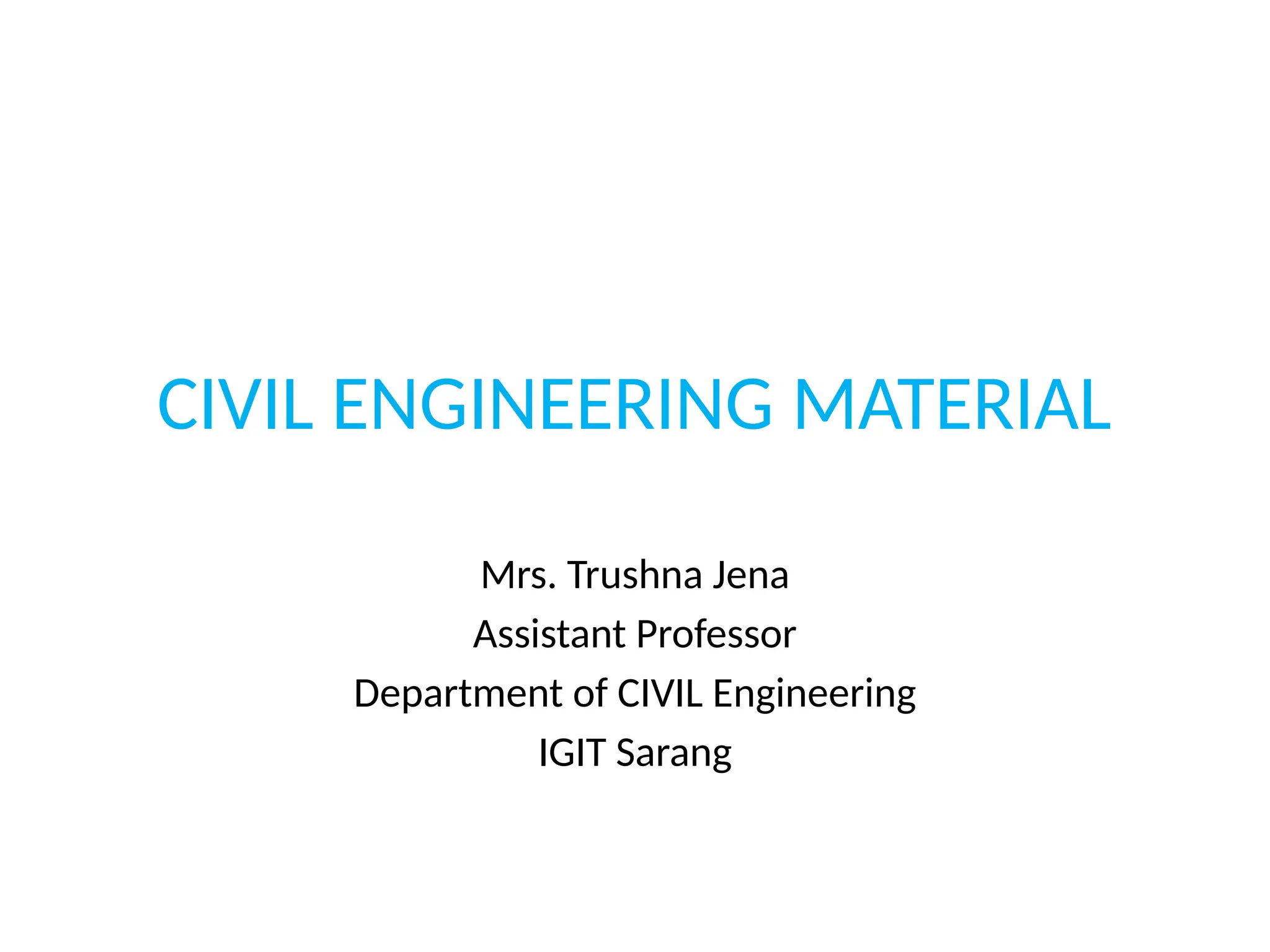 It is Civil engineering test related ppt | PPTX