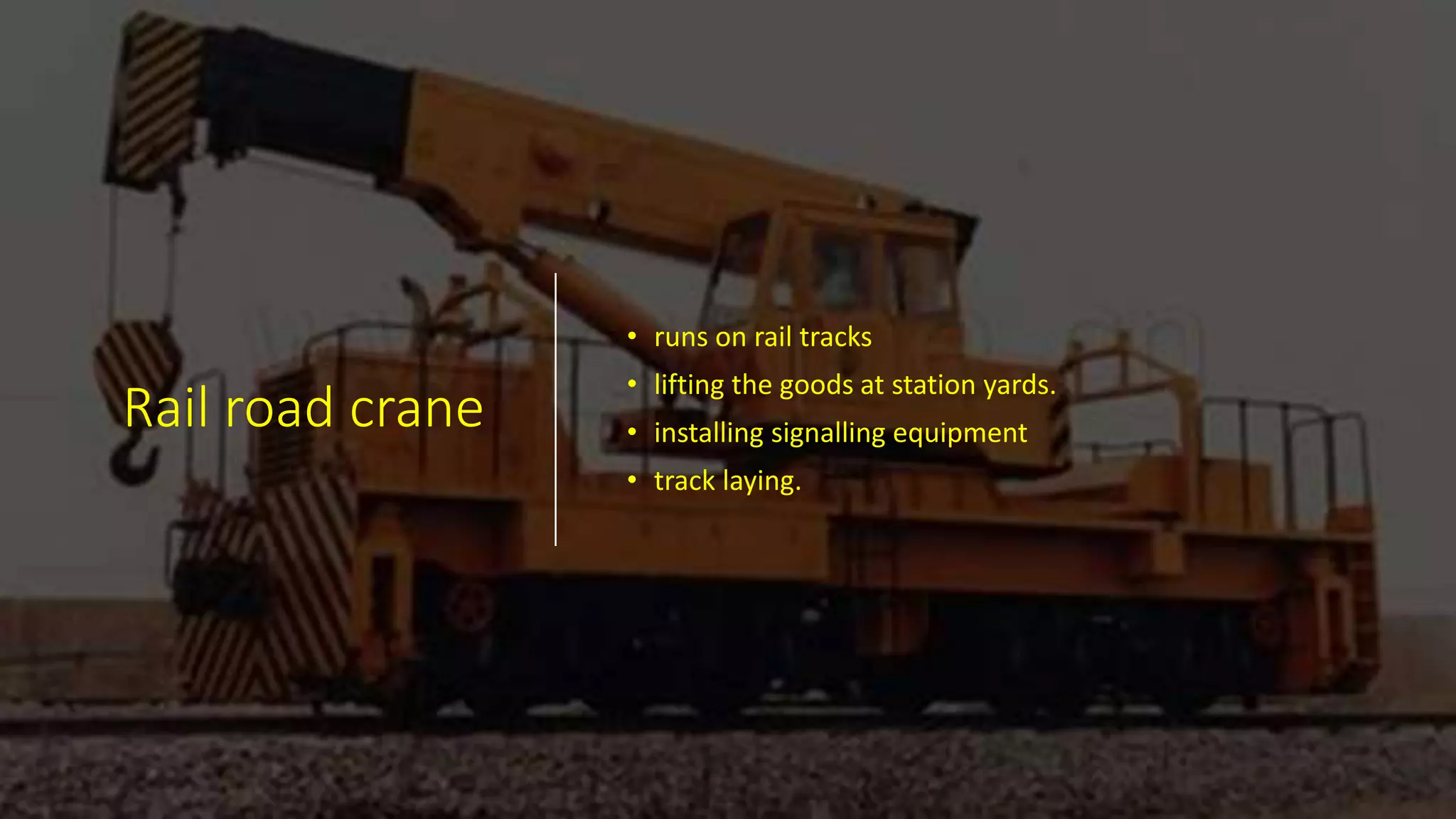 Types of cranes | PPTX