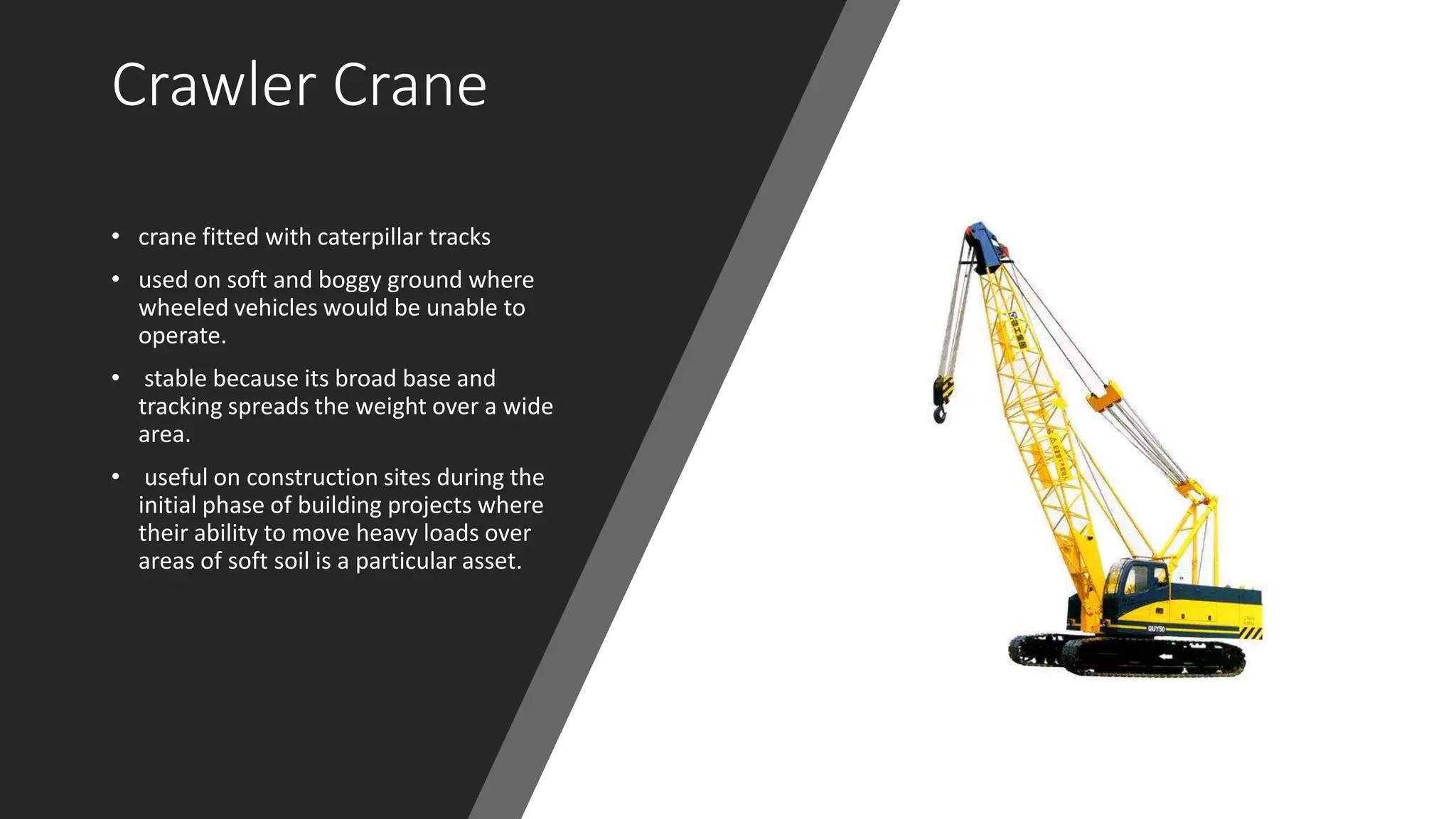 Types of cranes | PPTX