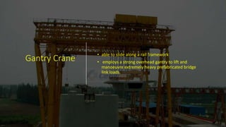 Types of cranes | PPTX