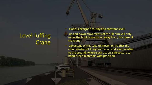 Types of cranes | PPTX