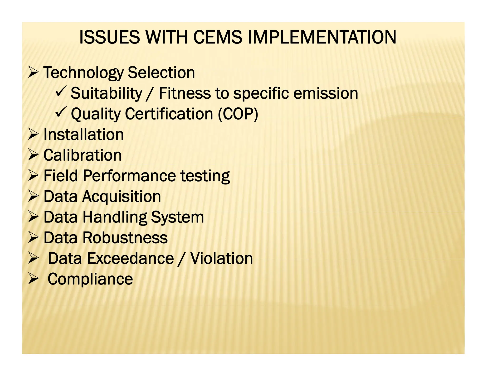Continuous Emission Monitoring Systems CEMS | PDF
