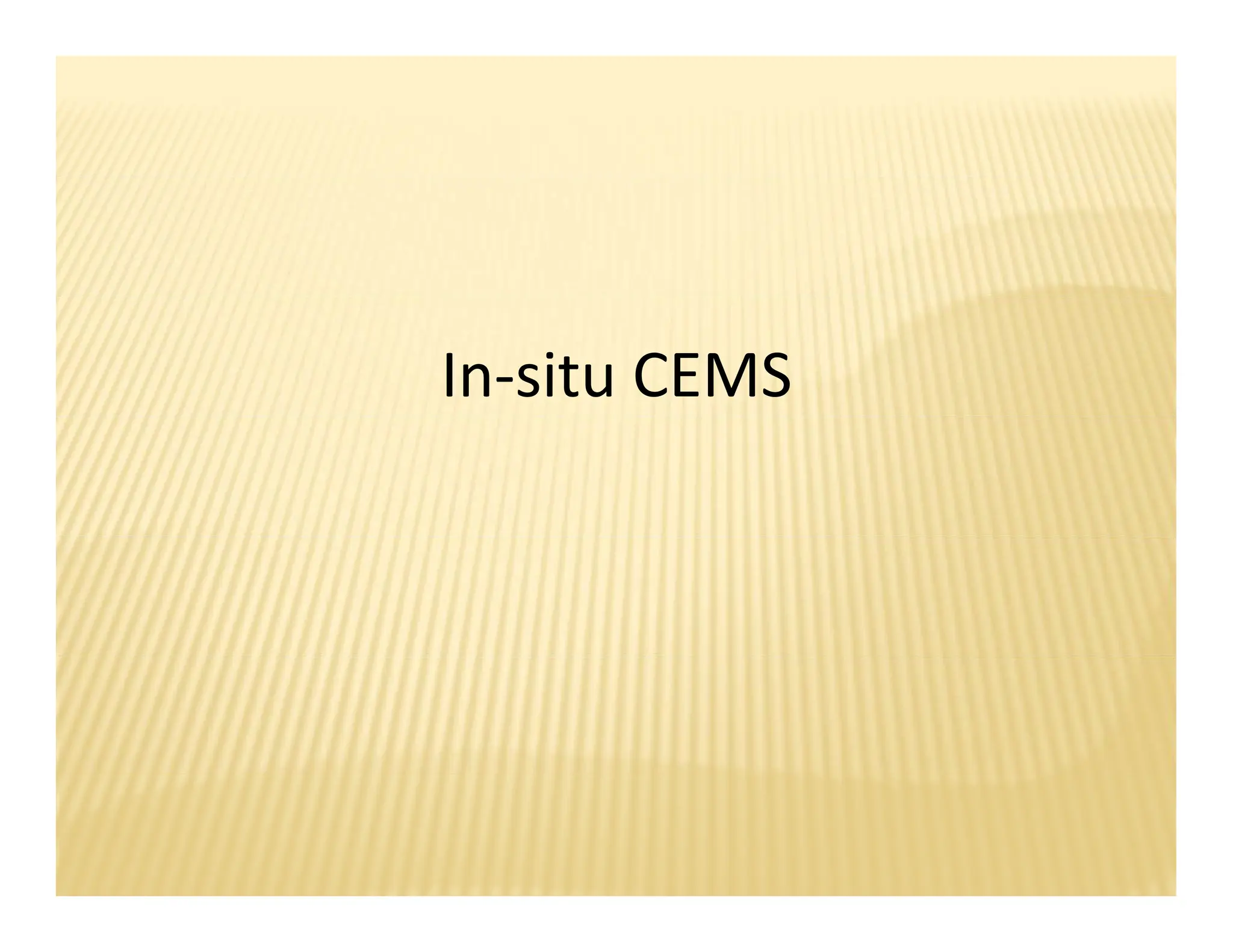 Continuous Emission Monitoring Systems CEMS | PDF
