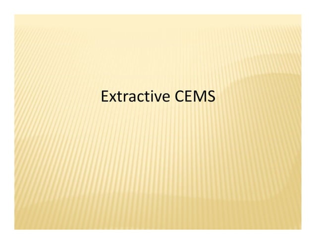 Continuous Emission Monitoring Systems CEMS | PDF