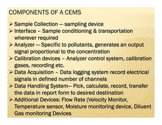 Continuous Emission Monitoring Systems CEMS | PDF