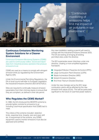 Cems brochure 2013 | PDF