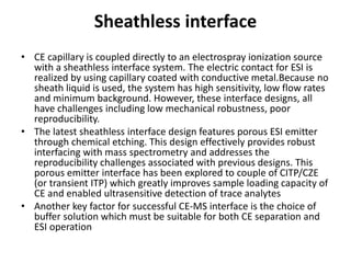 CE-MS Hyphenation | PPTX