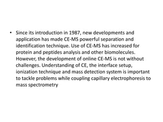 CE-MS Hyphenation | PPTX