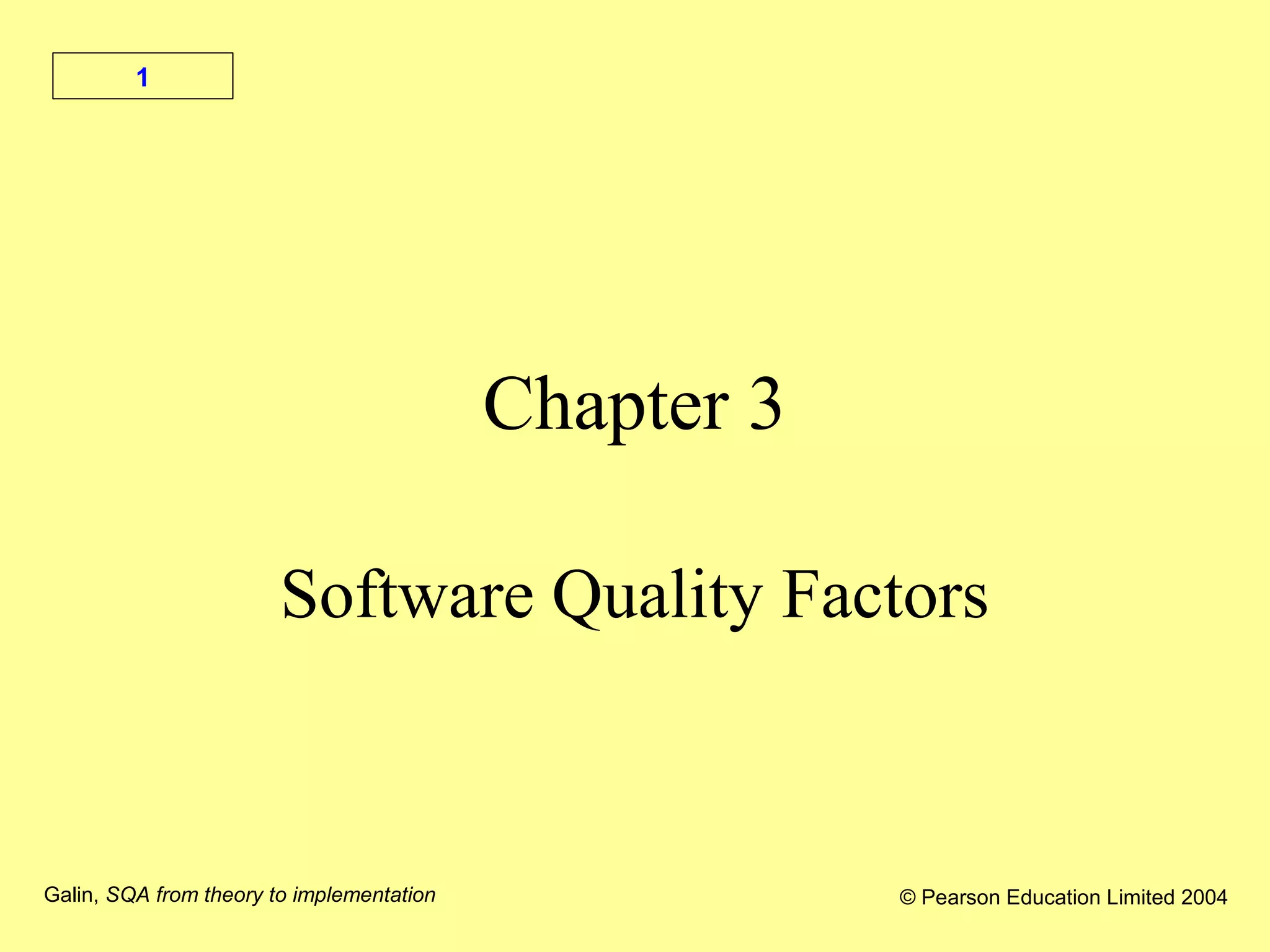 McCall's Quality Factors | PPT