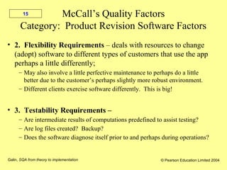 McCall's Quality Factors | PPT