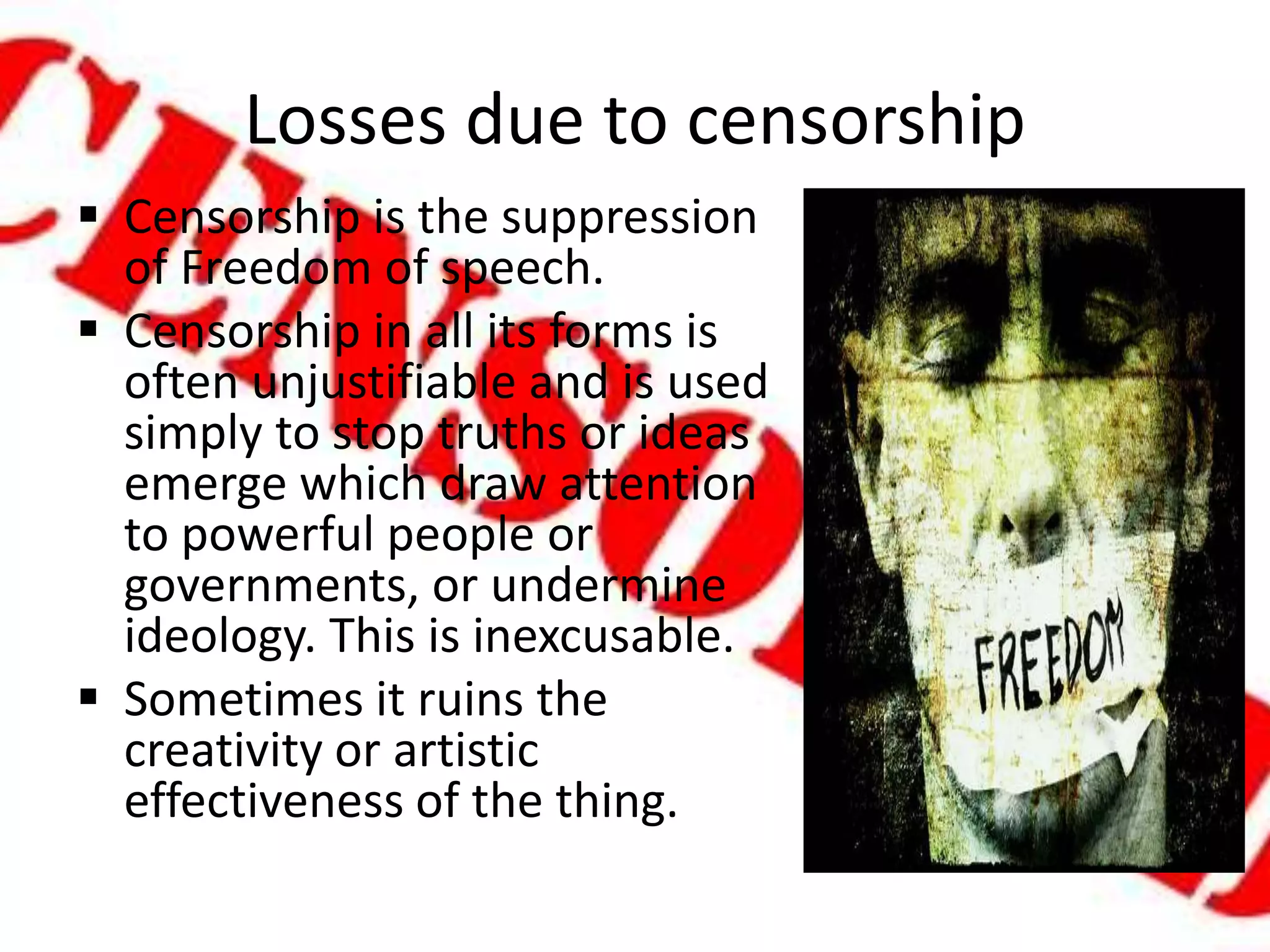 What is censorship? | PPTX
