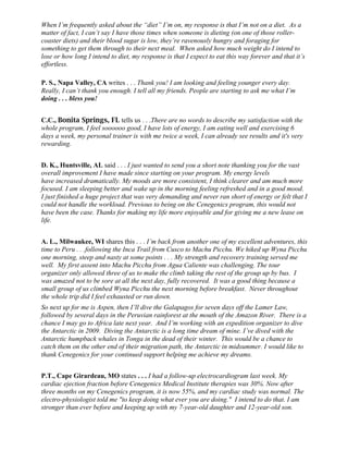 Cenegenics Client Reviews | PDF