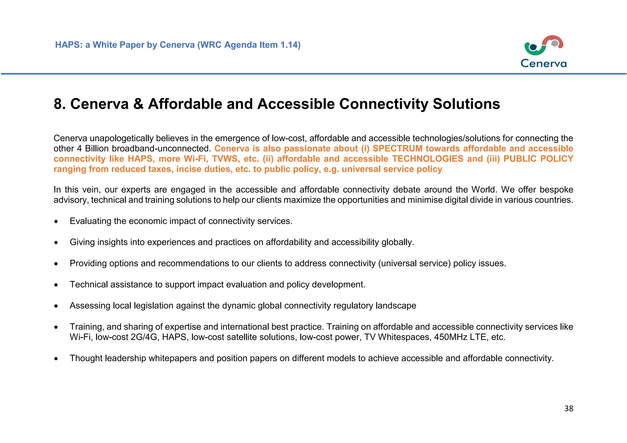 Cenerva-HAPS-Report High Altitude Platform | PDF