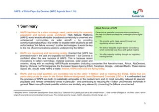 Cenerva-HAPS-Report High Altitude Platform | PPT