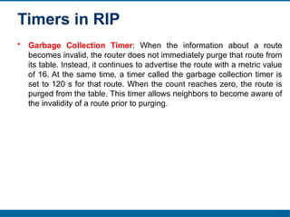 Unicast Routing Protocols: Distance Vector Routing and RIP Explained | PPTX